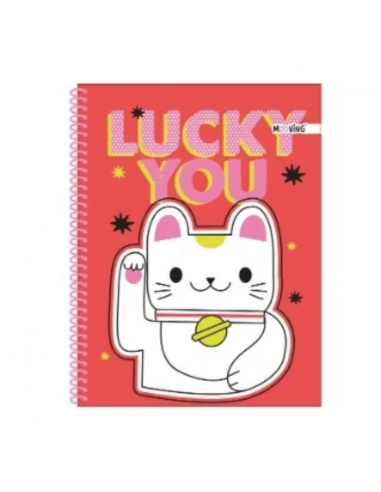 Cuaderno Tamaño Carta Cuadriculado Rocker MOOVING -JOBBI