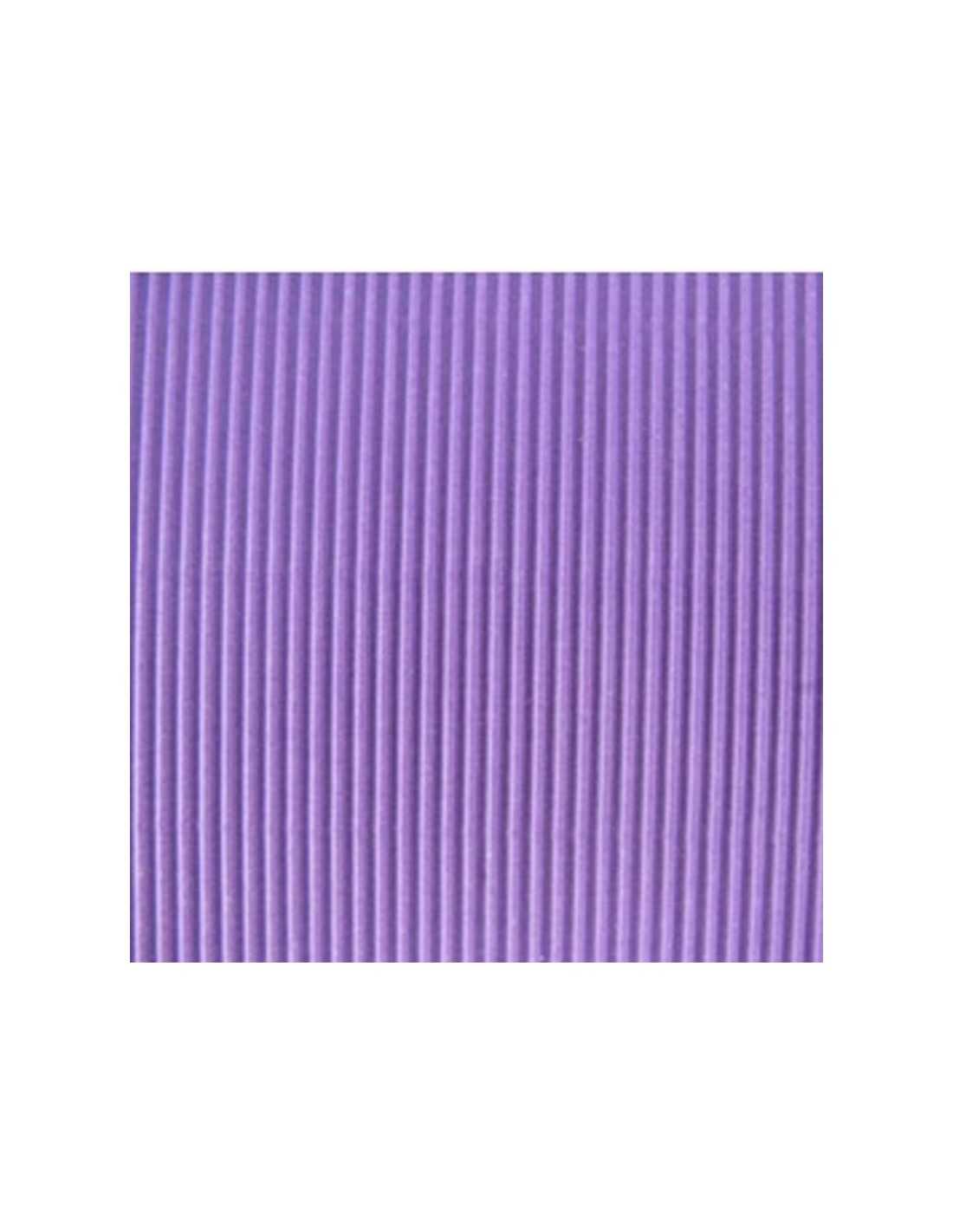 Cartón corrugado lila